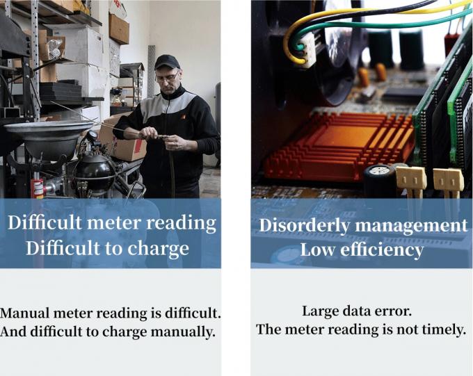 Lorawan Automatic Meter Reading System Four Meter In One Charge Management System