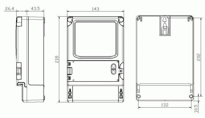 ODM Smart Electricity Meters DTZY2397 IoT 3 Phase Multifunction Meter
