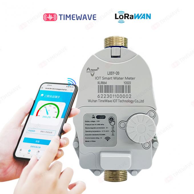 Smart Water Flow Meter With Prepaid Remote Control And Lora / Lorawan ...