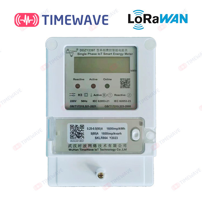 Smart IOT Energy Monitoring Platform LoraWan Single Phase Electronic ...