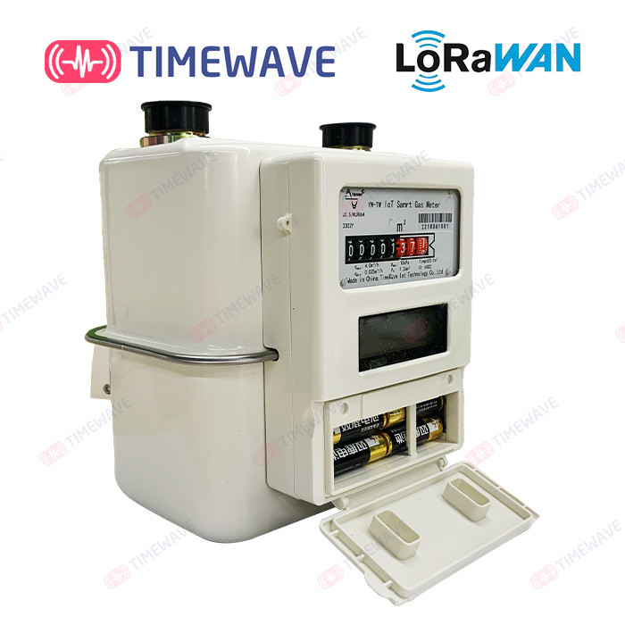Smart Prepaid Gas Meter Energy Metering Solution LoRaWAN With Real Time ...