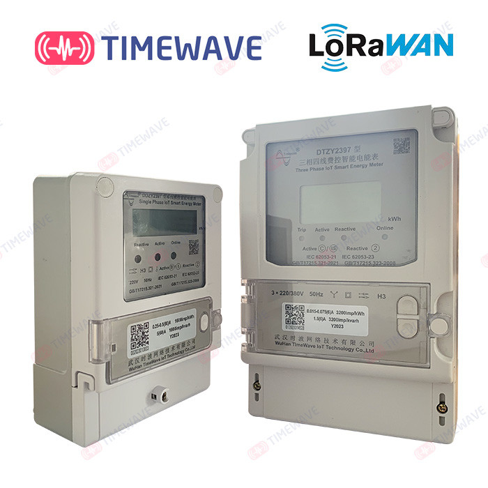 Lorawan Smart Energy Meter Wireless Three Phase Meter Digital Power ...