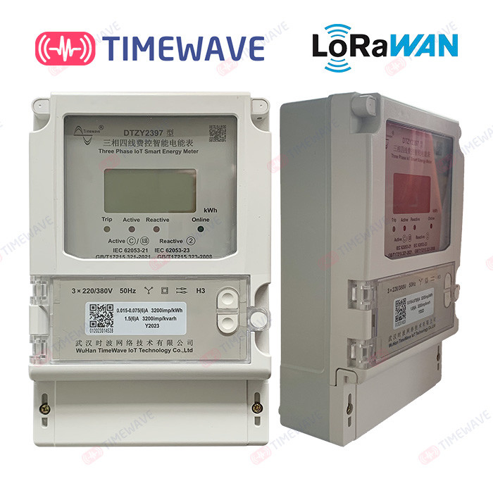 Wireless Smart Three Phase Energy Meter Lorawan Wifi Communication ...