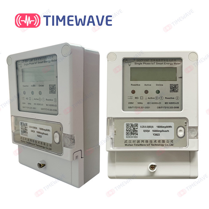Single Phase Lorawan Electric Meter 50Hz Wifi Smart Energy Meter With Gsm Modem