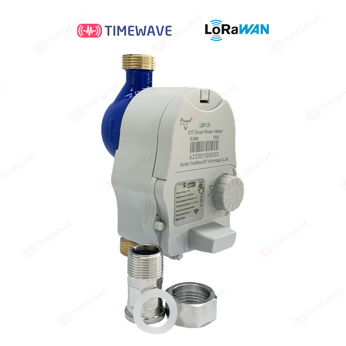 15/20/25mm LoRaWAN Digital Display Water Meter Horizontal / Vertical ...