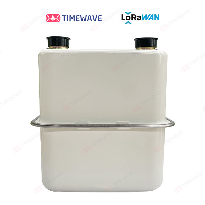 Horizontal Mount IP68 Water Proof LoRaWAN Gas Flow Meter Class A/B LCD ...