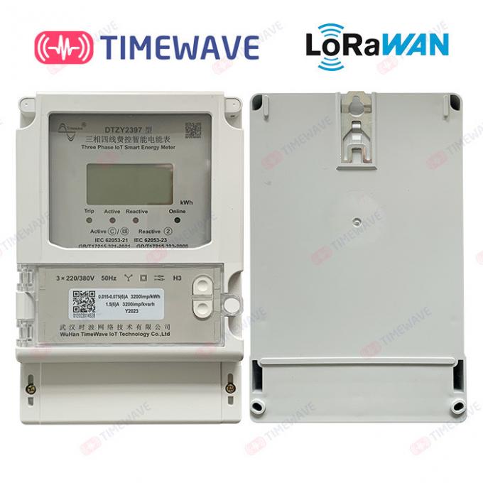 Wireless LoRaWAN Energy Meter Smart IoT Three Phase Electric Meter
