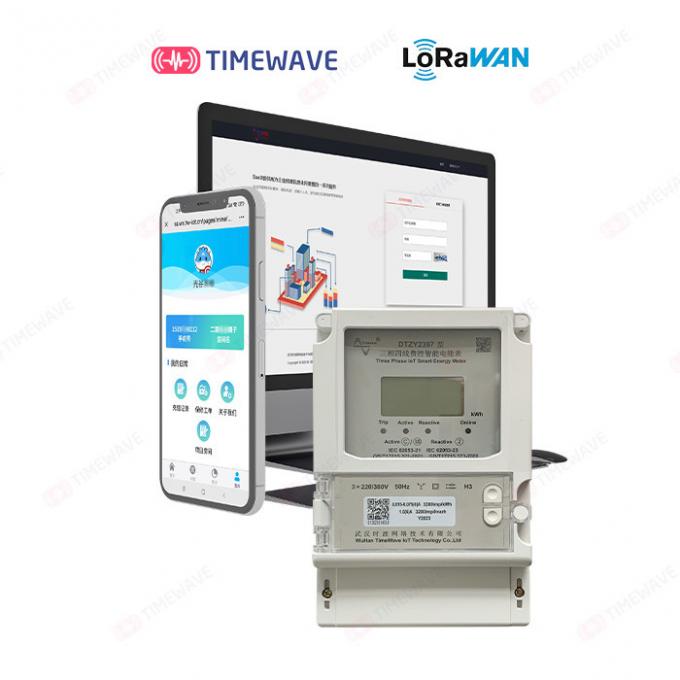 Smart Electric Energy Meter Single And Three Phase Lorawan Rs485 4g With